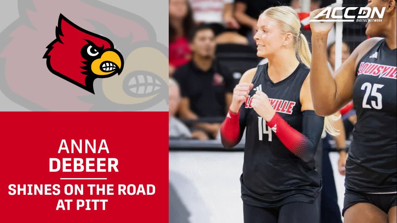 Louisville's Anna DeBeer Shines On The Road At Pitt - YouTube