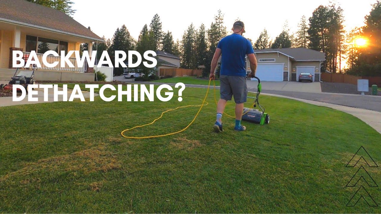 Fall Overseeding Step #1 - YouTube