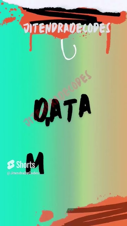 10 Niches for Data Science #shorts @JitendraDeCodes - YouTube