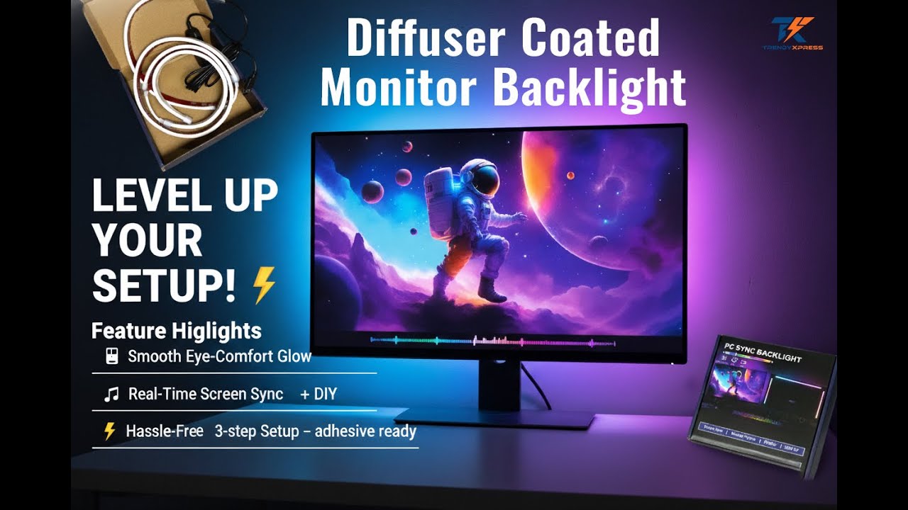 Performance Test of Our Monitor Backlight(Diffuser Coated) - YouTube