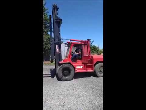 #SOLD Taylor Big Red Forklift Model TE-300S With a 30,000 lbs. capacity ...