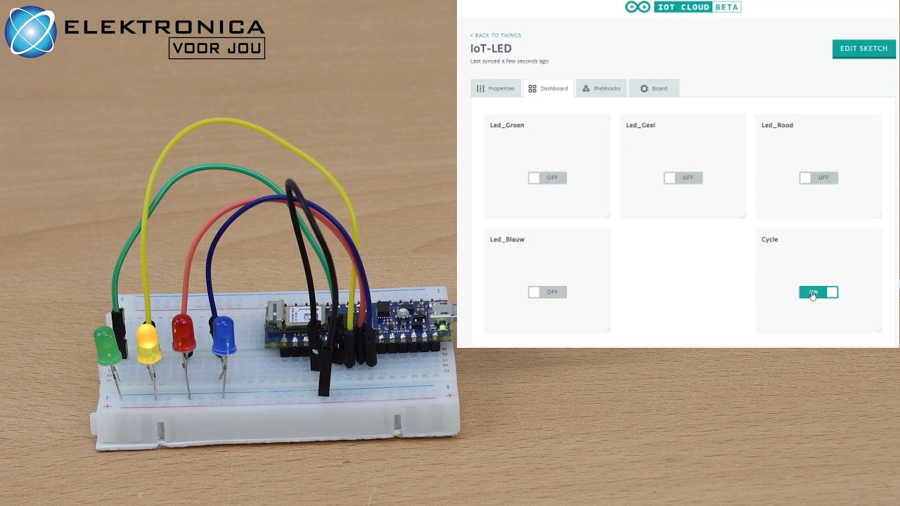 Arduino Nano 33 IoT | Met Arduino IoT Cloud handleiding! - YouTube