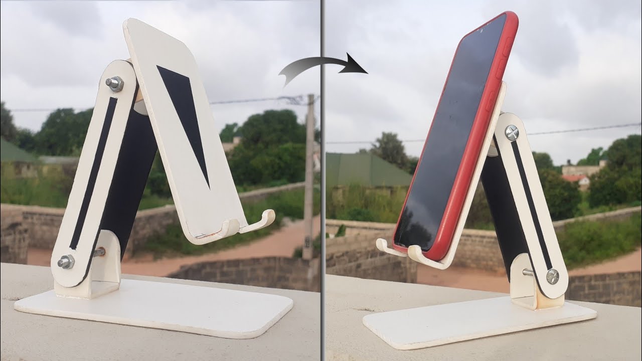 I made an epic Mobile Stand using PVC pipe - YouTube