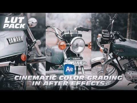 Cinematic color grading in after effects!! | Free lut pack🔥