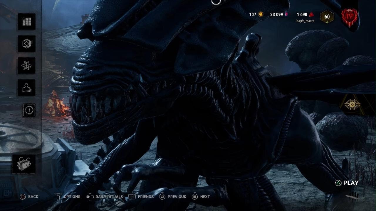 Dead by Daylight Alien Queen lobby animation - YouTube