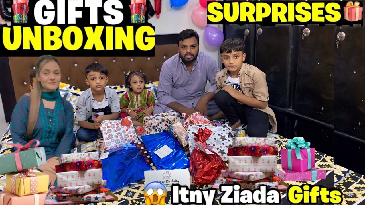 Itny Zadia Gifts😱 | Sab Gifts Ki Unboxing Kar Li😍 || Shumaila Waseem ...