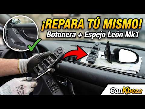 Cómo cambiar BOTONERA y RETROVISOR en SEAT León Mk1 / Toledo (Paso a paso)