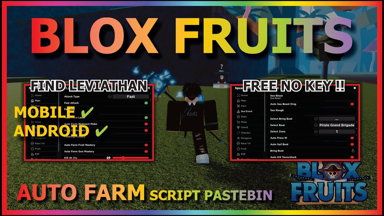 BLOX FRUITS Script Mobile UPDATE 21 AUTO FARM | SEA EVENT | FIND ...