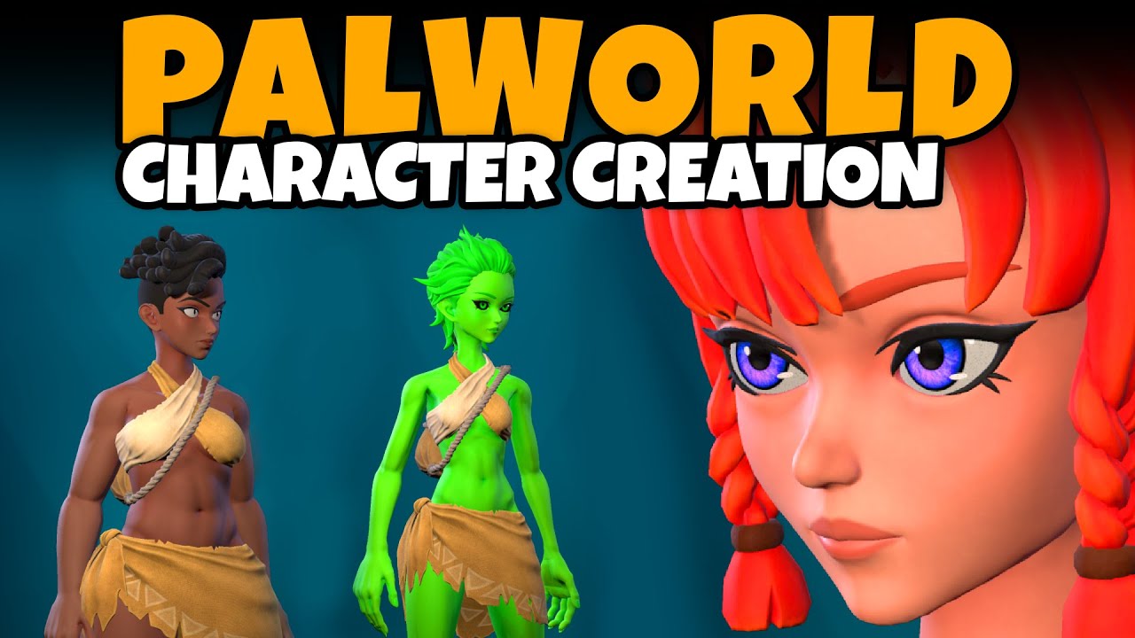 Palworld Full Character Creation Female Full Customization All