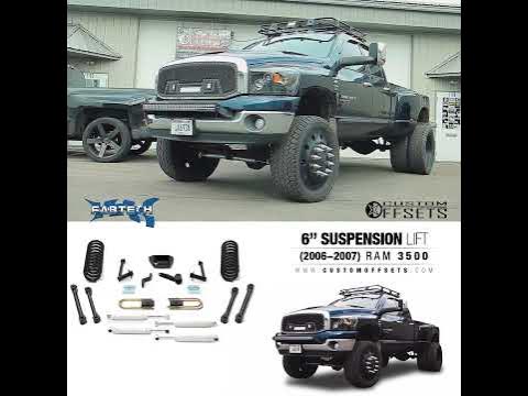 6" Fabtech Lift Kit for Ram 3500 (2006-2007) - YouTube