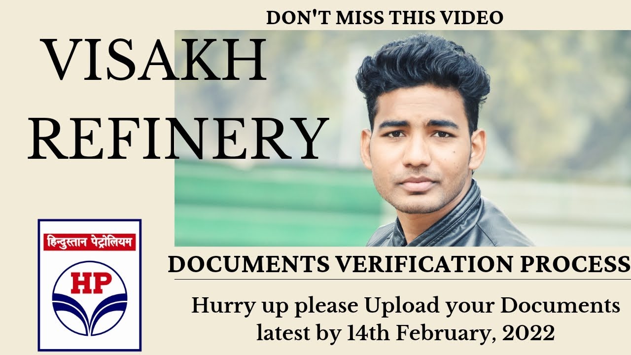 Visakh Refinery Documents Verification Process | HPCL Apprenticeship ...
