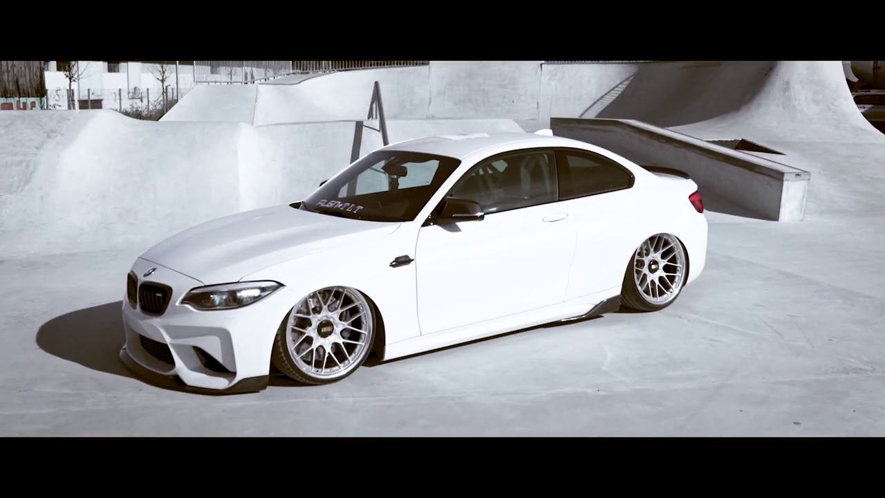 BMW M2 Comp BBS Akrapovic Exhaust RACE STANCE ! - YouTube