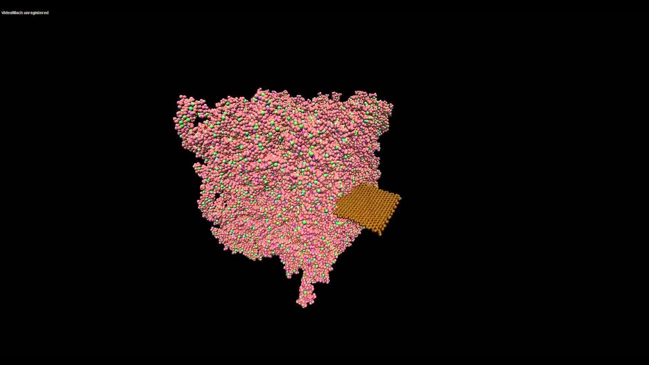 Molecular Dynamics Simulation: Graphene-Polymer Nano-composite - YouTube