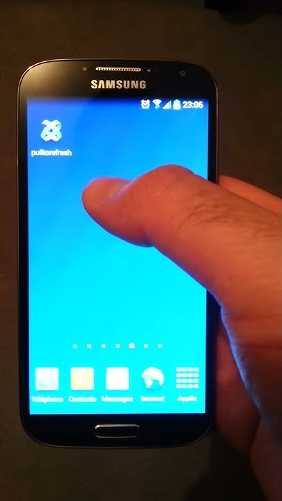 pull to refresh android module titanium version 1.3 - YouTube