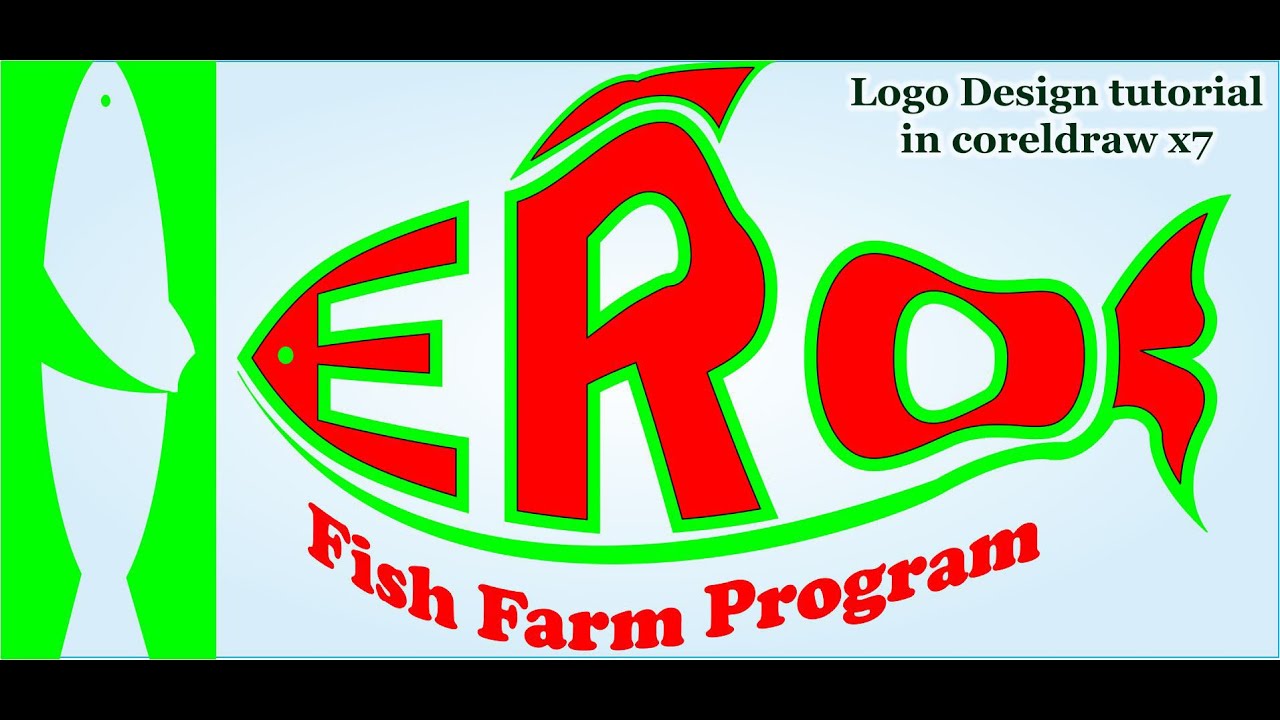 Hero fish logo tutorial in coreldraw x7 | Logo design tutorial by ...