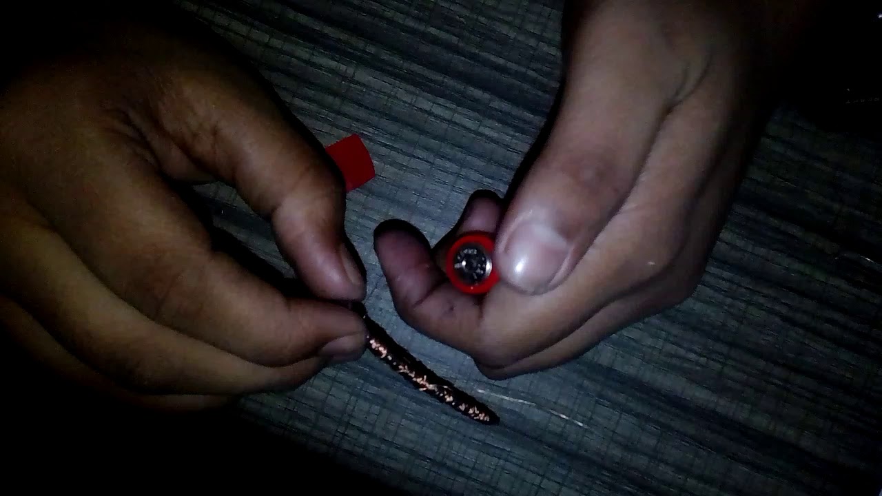 How to make a small electric magnet at home - YouTube