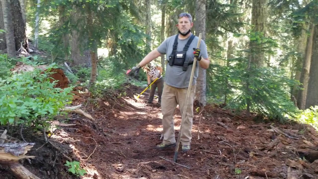 Building Hiking Trails at Mt. Hood Meadows - YouTube