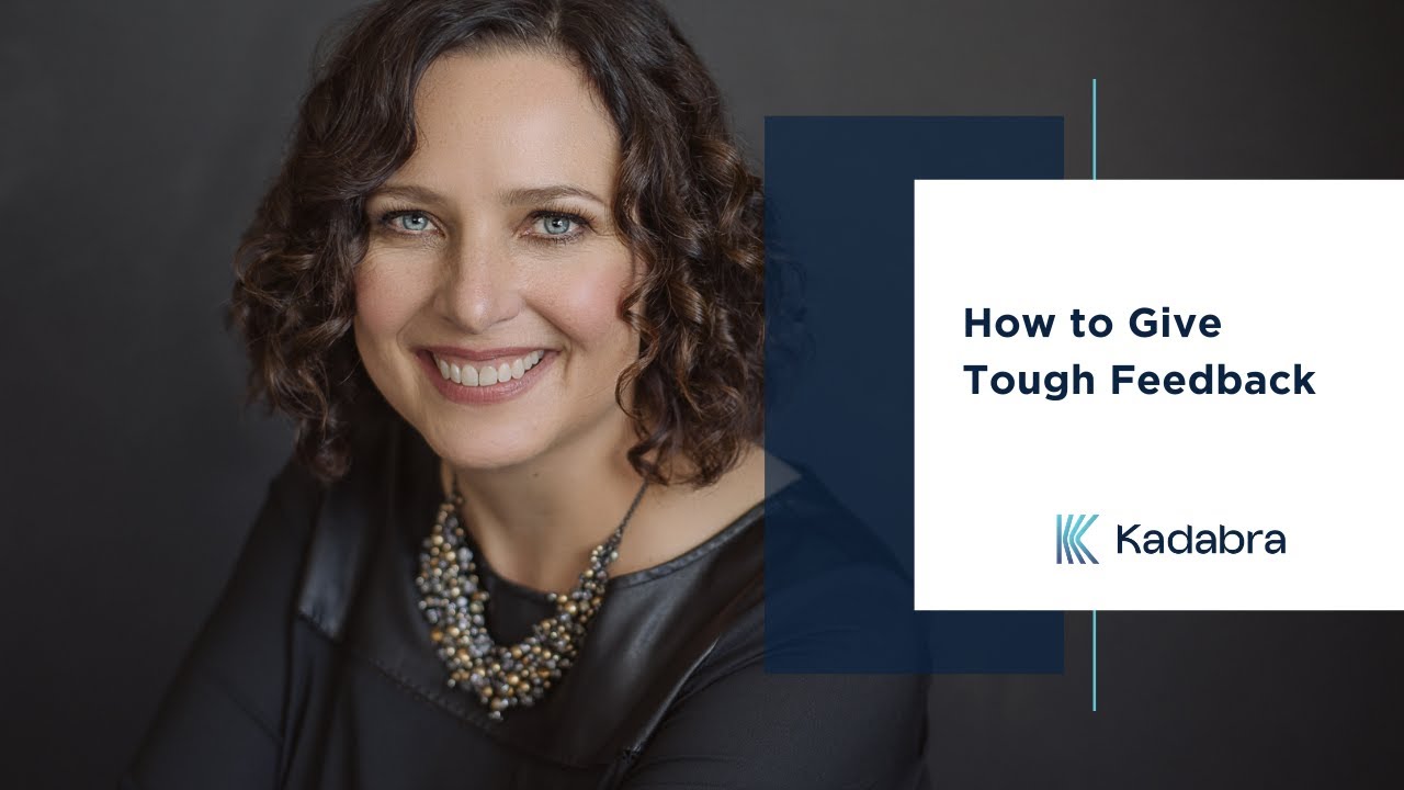 How To Give Tough Feedback - YouTube