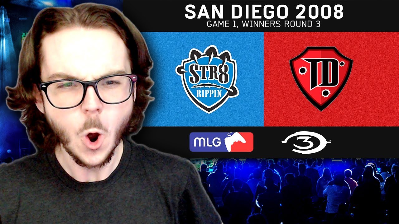 REACTING TO HALO 3 MLG - STR8 RIPPIN VS. TRIGGERS DOWN 2008 - YouTube