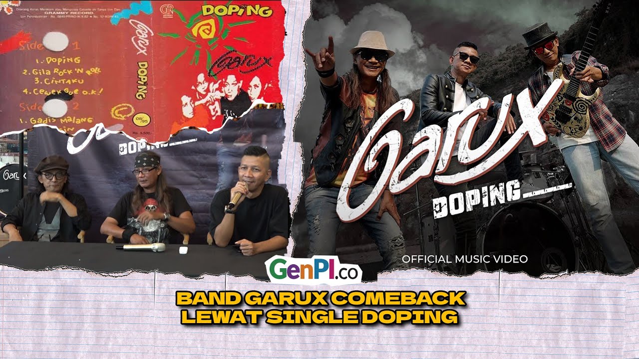 Grup Band Garux Comeback, Rilis Ulang Single Doping - YouTube