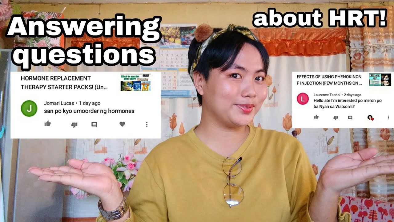 ANSWERING COMMON QUESTIONS ABOUT HRT(HORMONE REPLACEMENT THERAPY) 😍 ...