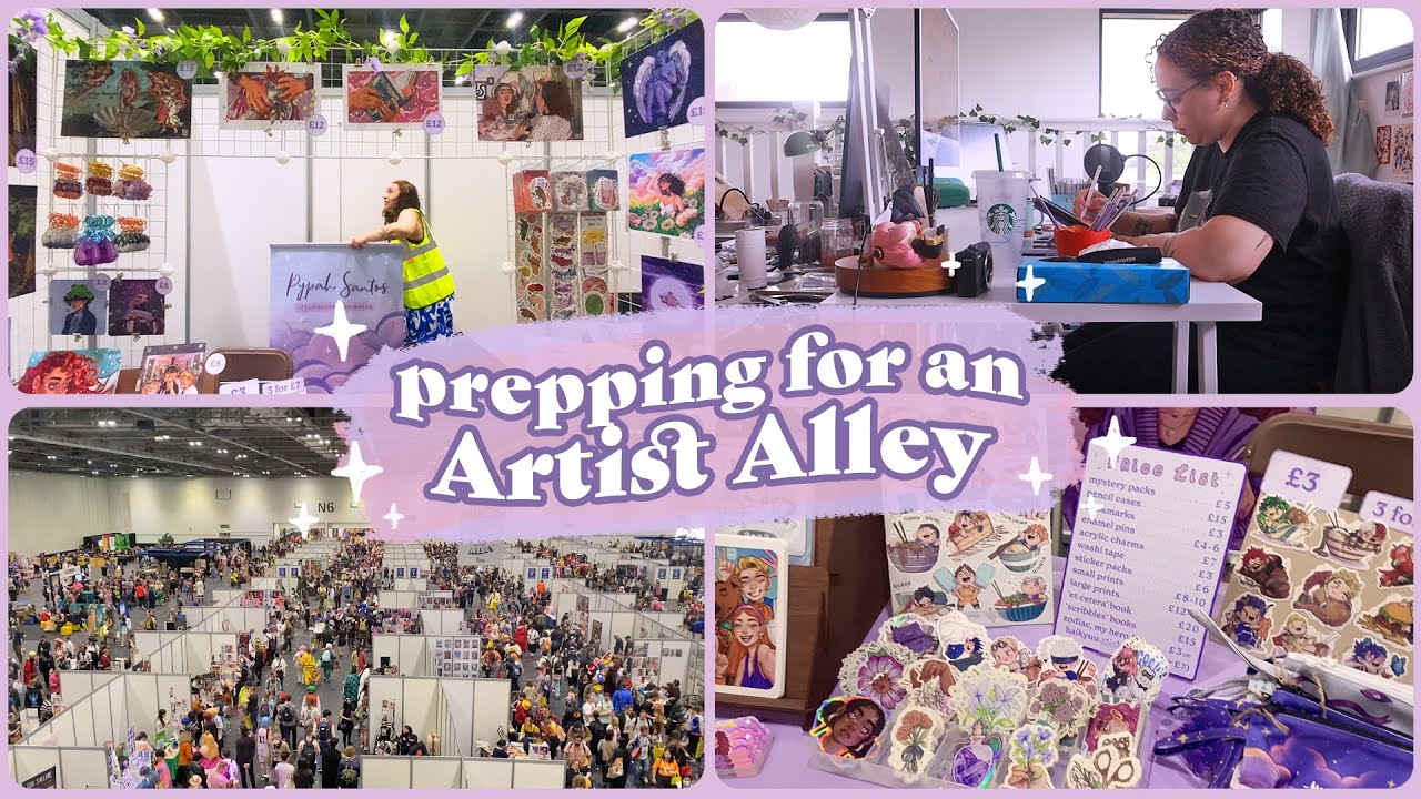 Preparing & Planning for a big Artist Alley 🌱 MCM London Comic Con '23 ...