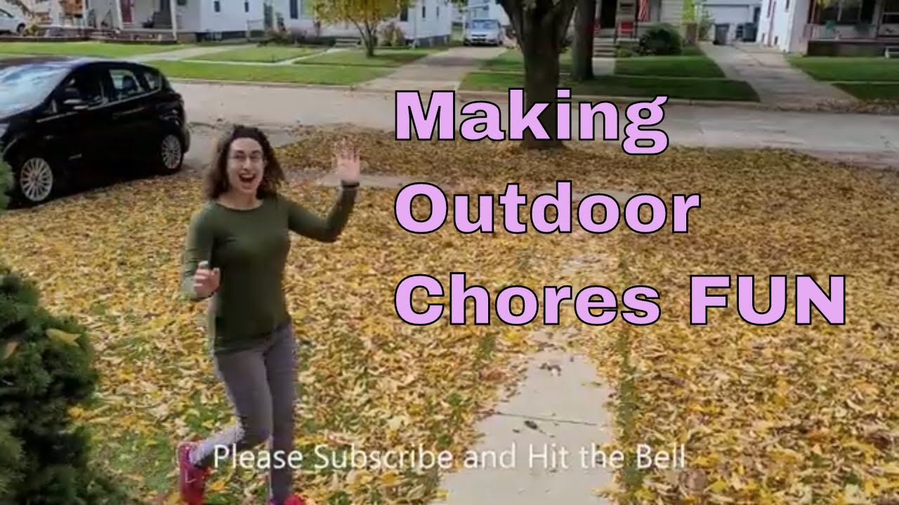 Make Raking Leaves Fun - YouTube