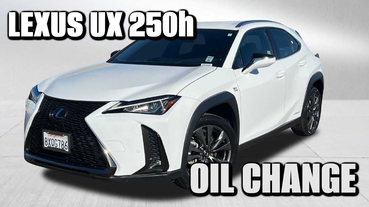 Oil Change - Lexus UX 250h - The Basics - YouTube