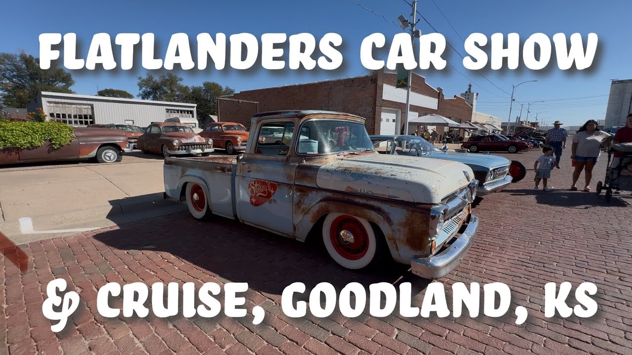 Flatlanders Car Show Hosted by The BrickTop Cruisers - YouTube