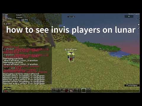 how to see invisible players on lunar client minecraft using particle ...