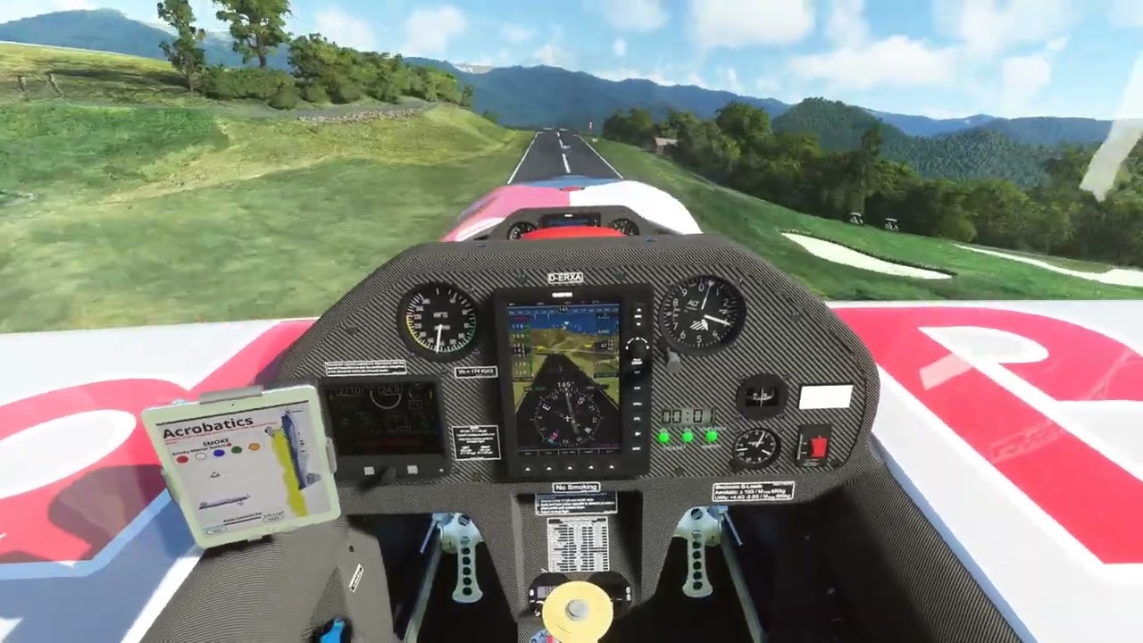 SBACH 342 in Mountain Air 2NC0, testing the Aerobatics Smoke. Microsoft ...