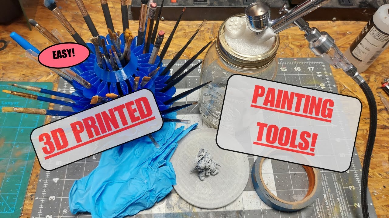 Get Organized with Easy Beginner Painting Tools You can Make! - YouTube