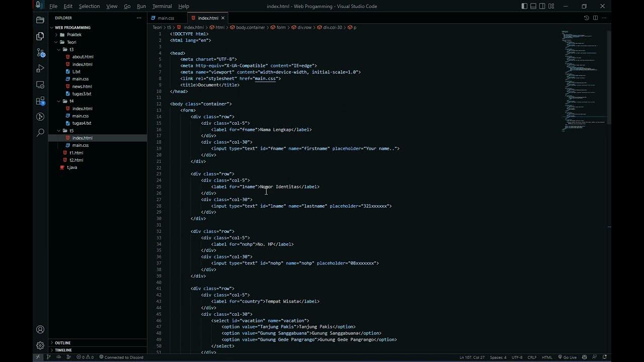 Tugas 5 - Web Programming - YouTube