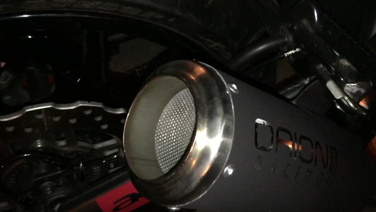 Soundcheck Orion Racing pipe.. - YouTube