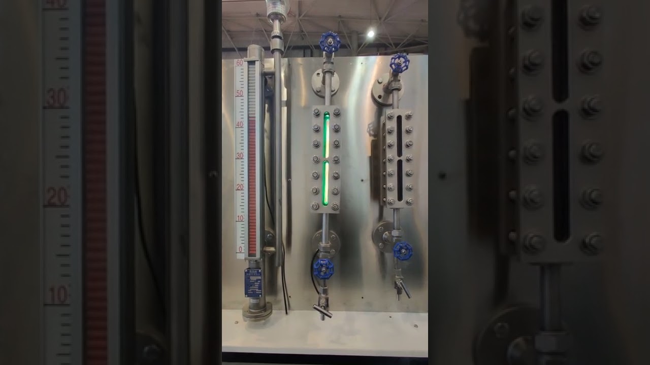 Reflex Glass Level Gauge - YouTube