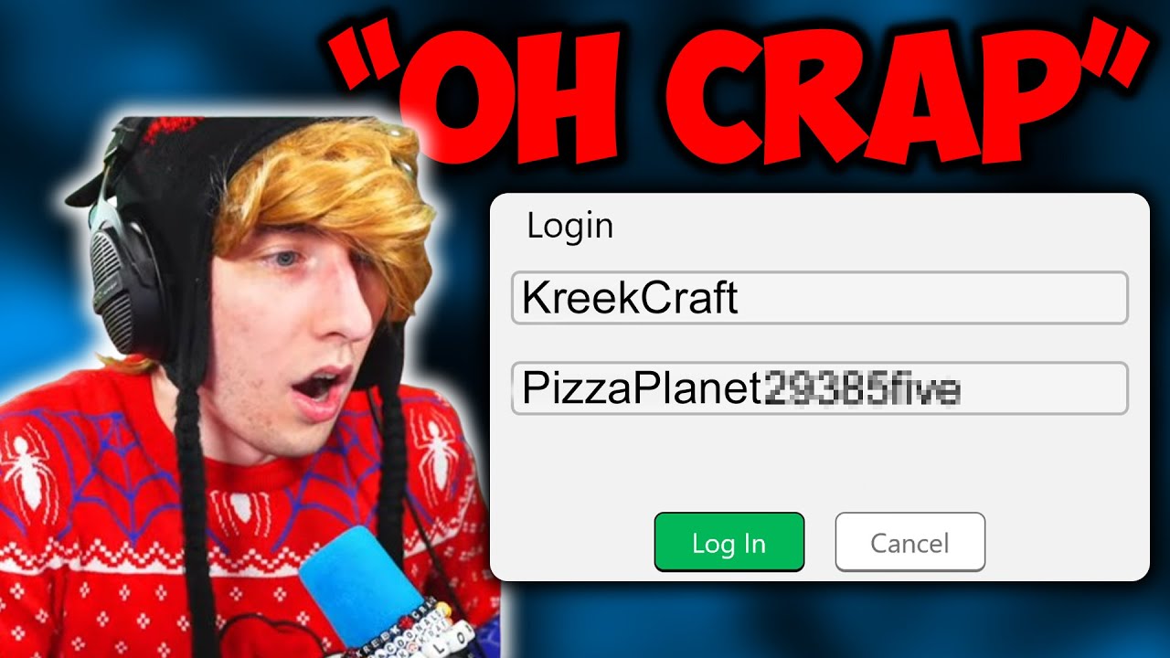 Kreekcraft just leaked his password LIVE (ROBLOX NEWS) - YouTube