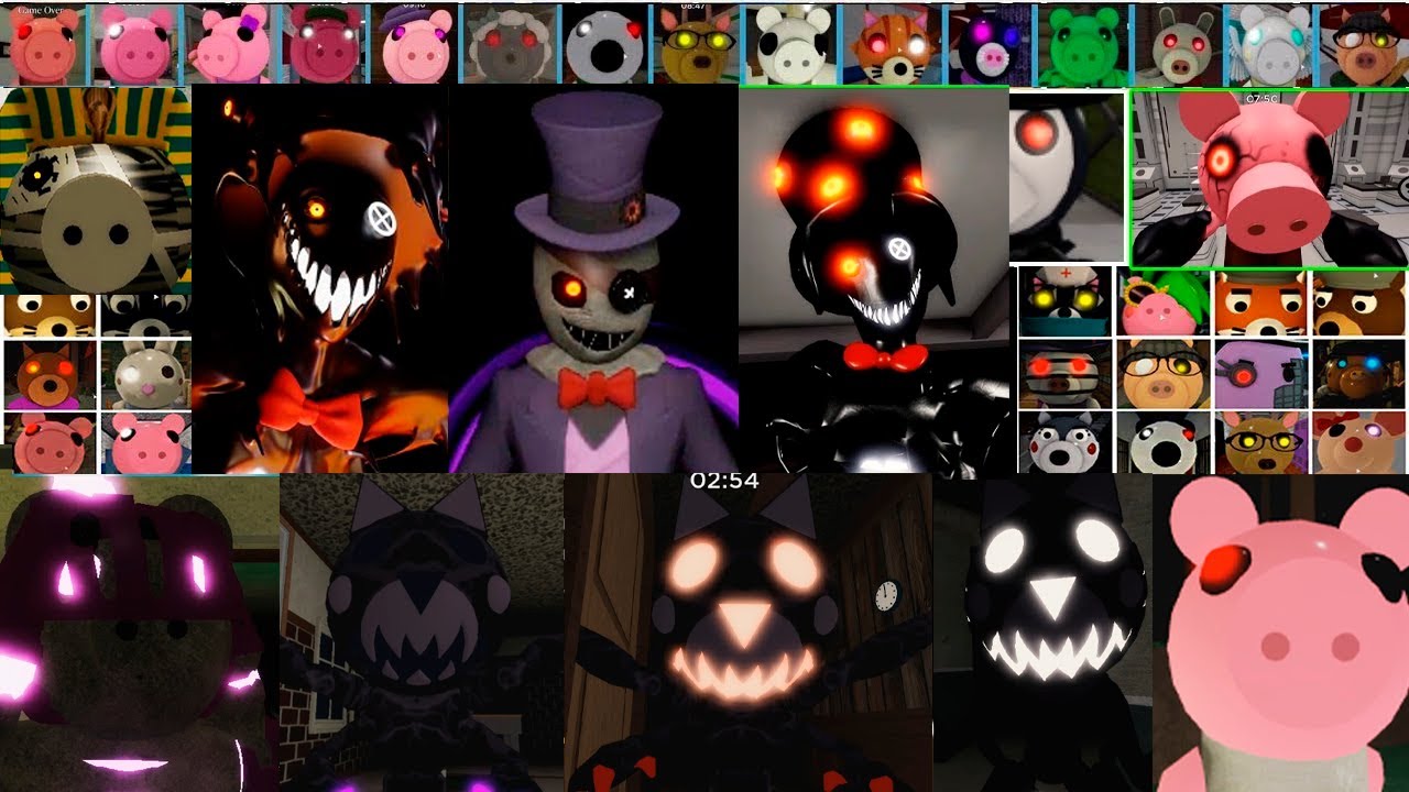 Piggy BOOK 1-2 CHAPTER 1-13 ALL JUMPSCARES BREAKOUT CHAPTER - YouTube