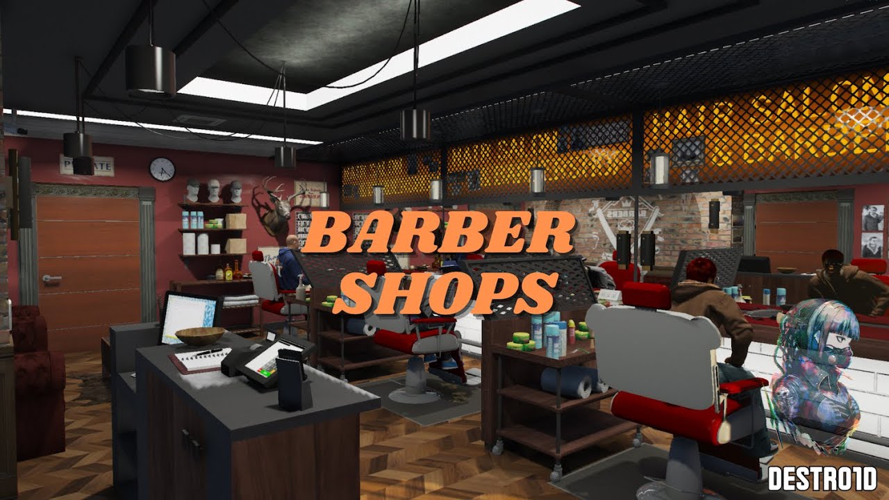 GTA 5 | Barber Shops | MLO Interior - YouTube