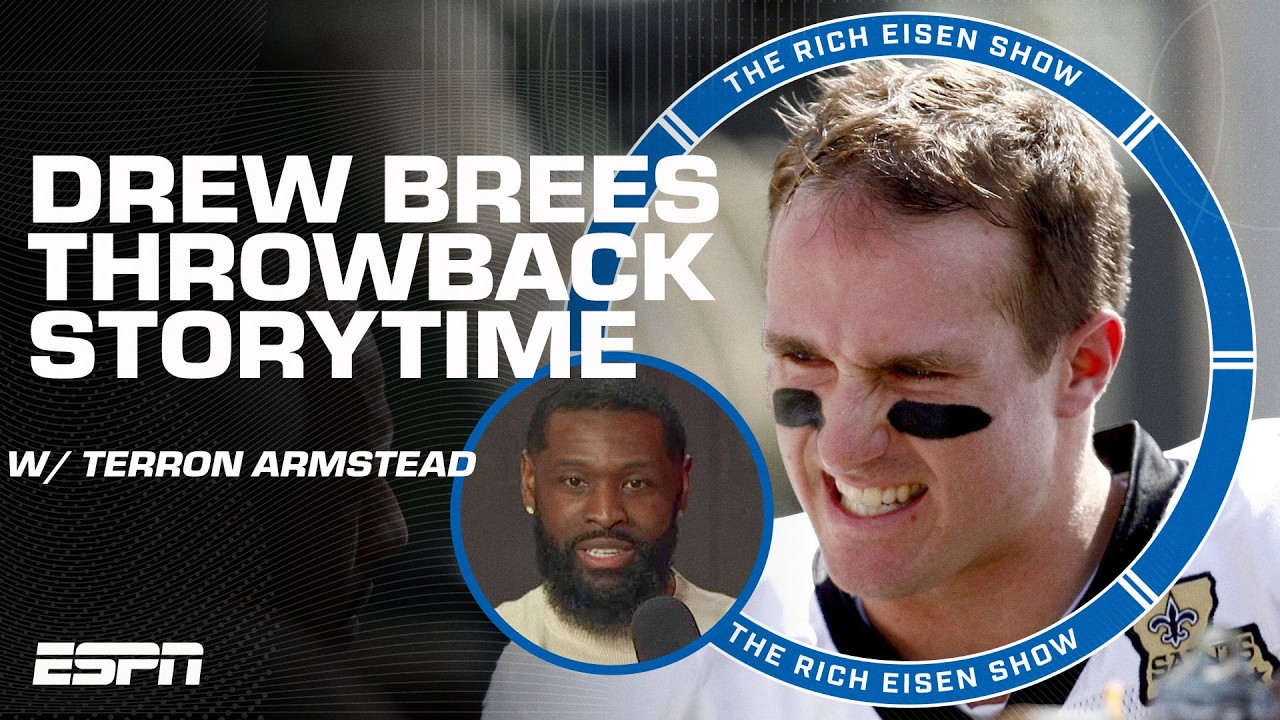 Terron Armstead shares a CLASSIC in-the-huddle Drew Brees story 🍿 | The ...