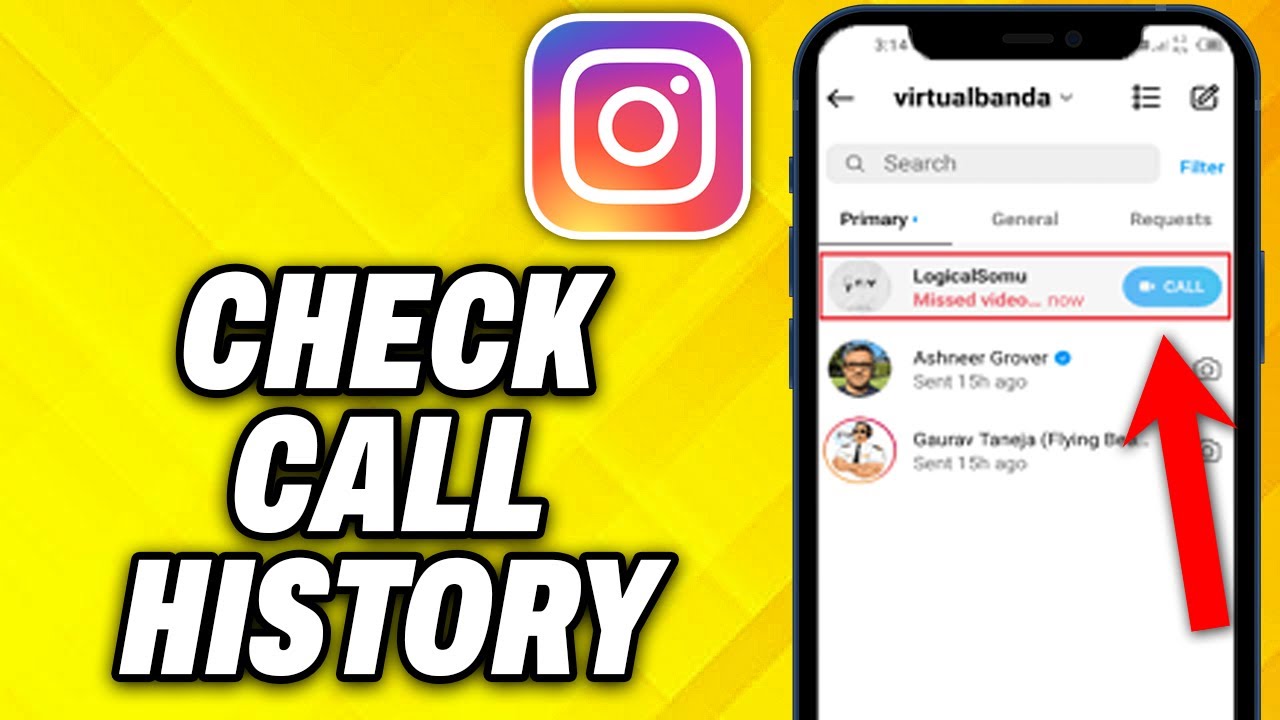 How To Check Instagram Call History (2024) - YouTube