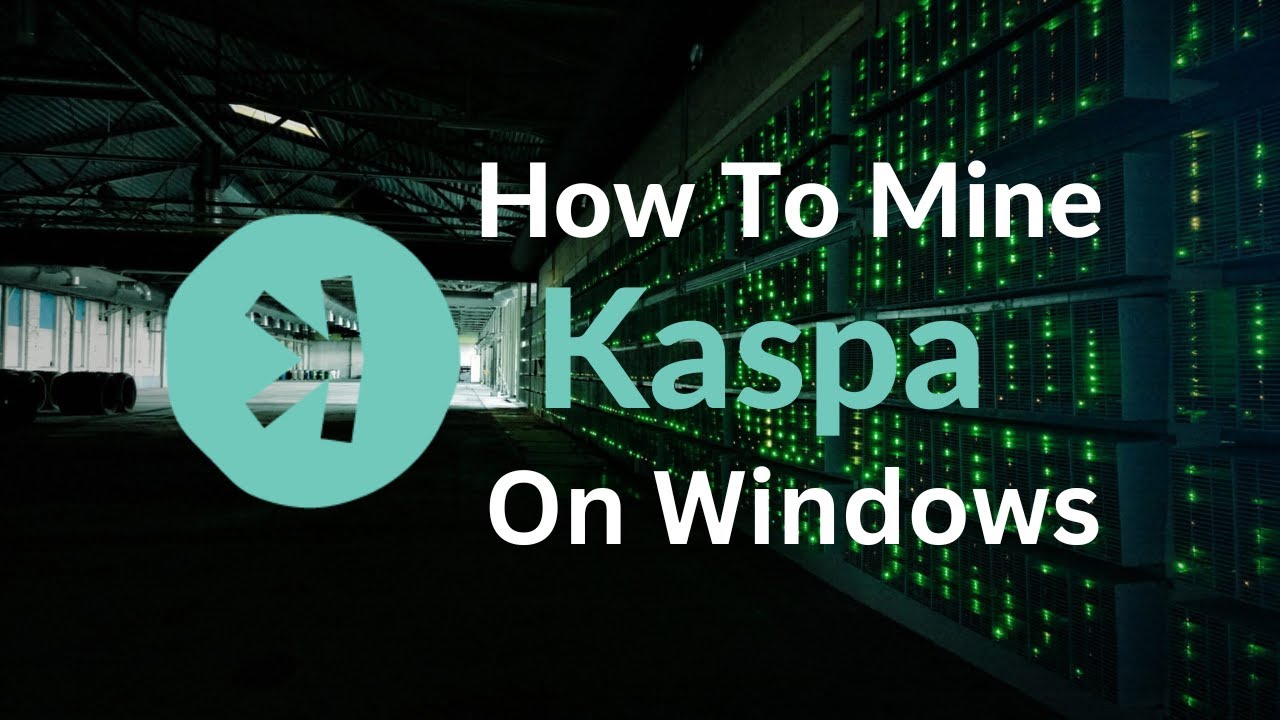 How To Mine Kaspa | On Windows 10/11 - YouTube