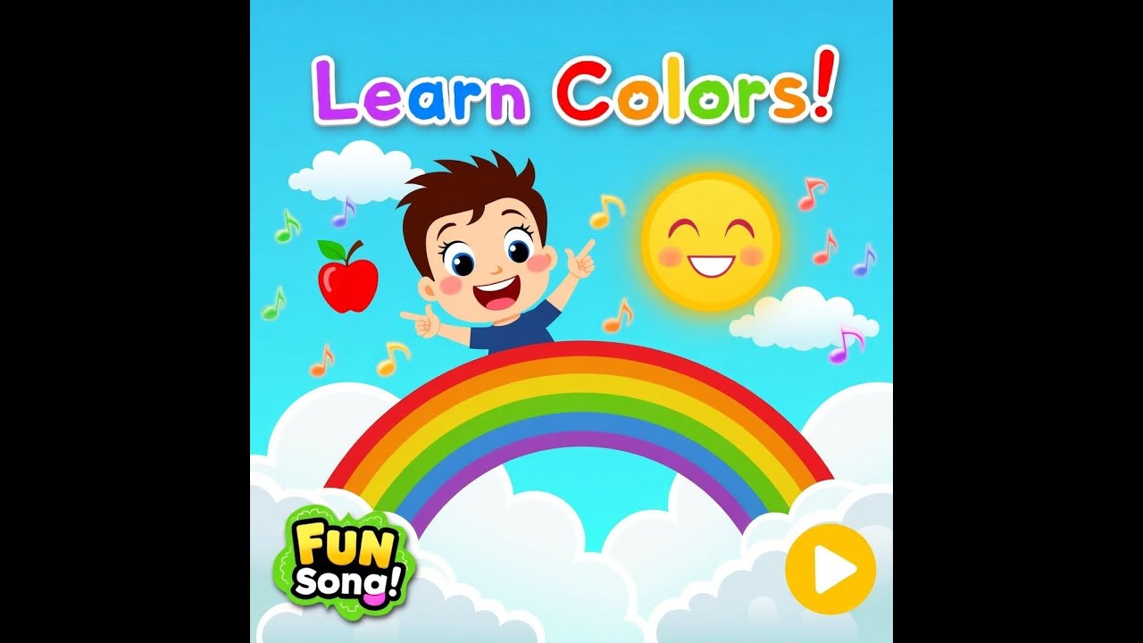 The Colors of the Rainbow 🌈 Fun Kids Song Learn Colors Through Music! 🎶 ...