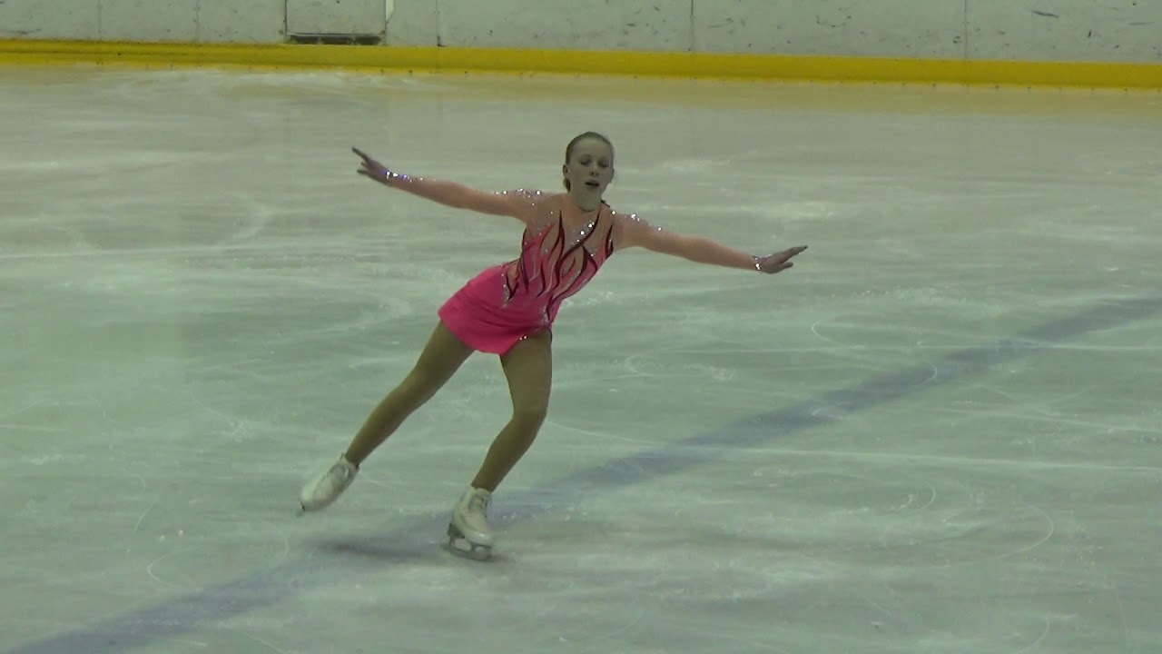 CDP 2018 Advance Novice Girls SP Linnea Sophie KILSAND - YouTube