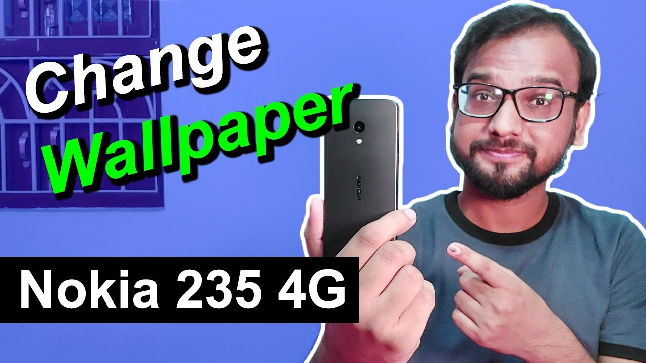 Nokia 235 4G - Change Wallpaper | Akhtar Reviews - YouTube