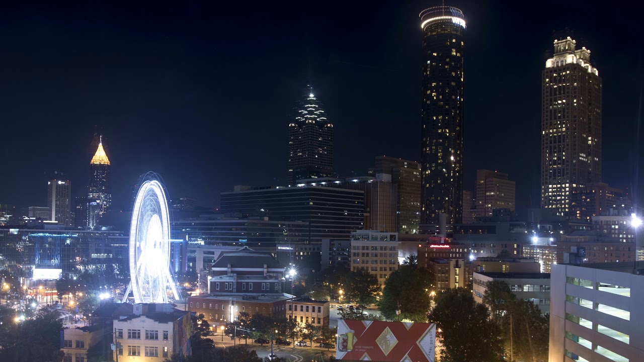 Atlanta Skyline timelapse 2 h264 420 4K 24 HQ+ - YouTube