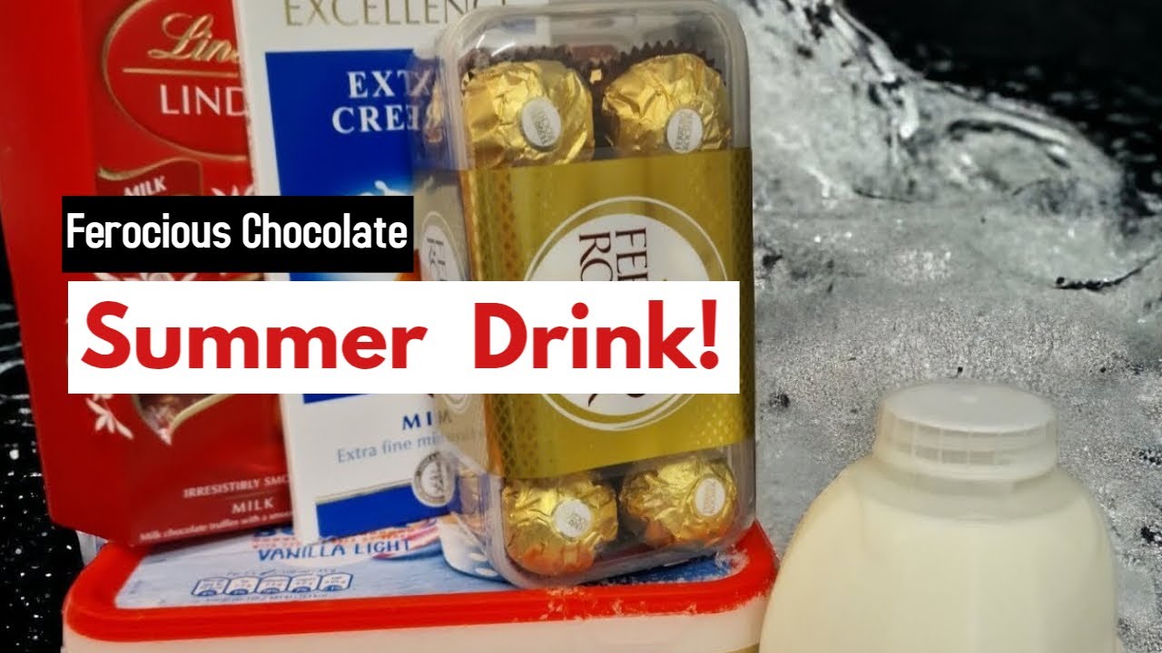 Ferocious Chocolate Smoothie 🍫 | The Best Summer Energy Drink! - YouTube