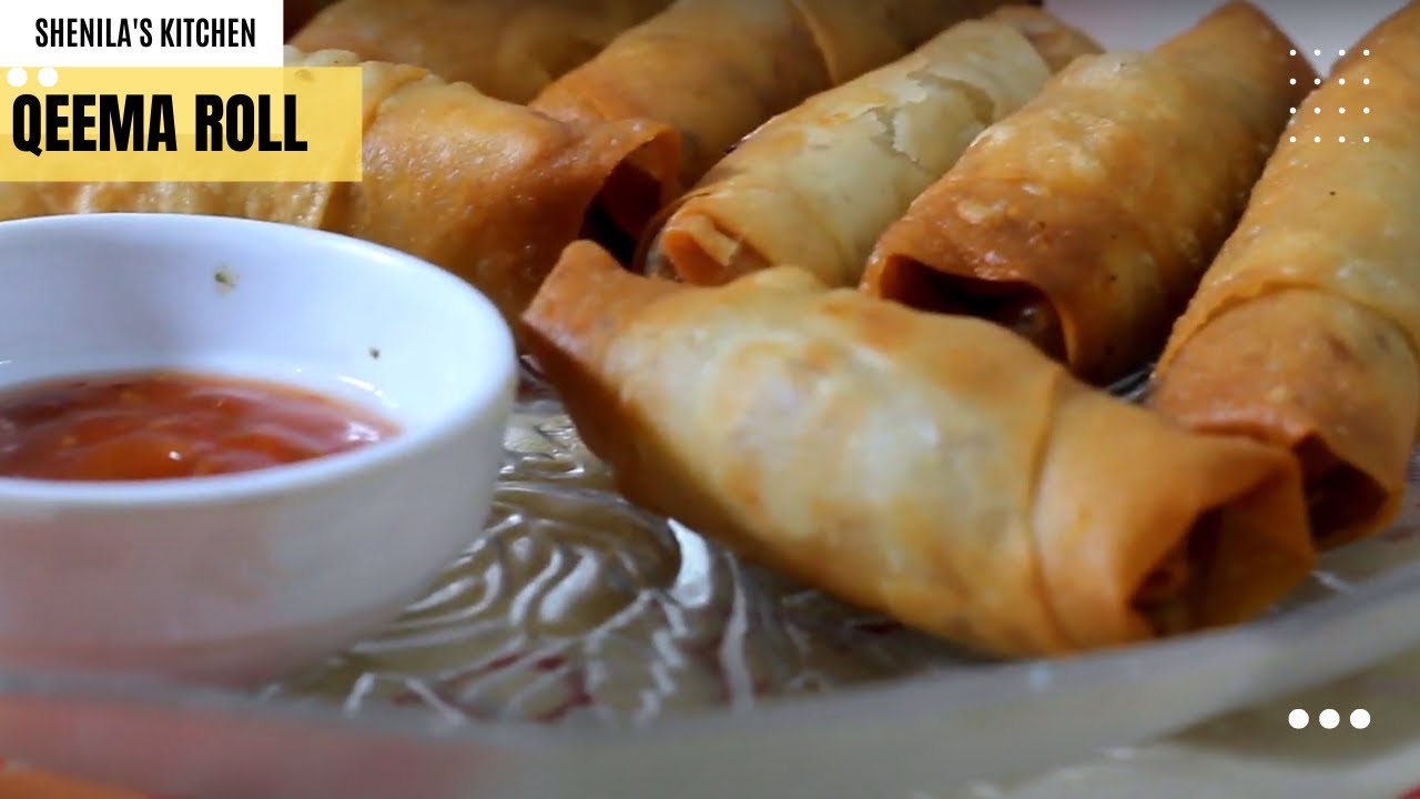 Delicious Keema Spring Roll Recipe | Shenila's Kitchen | How to Make ...