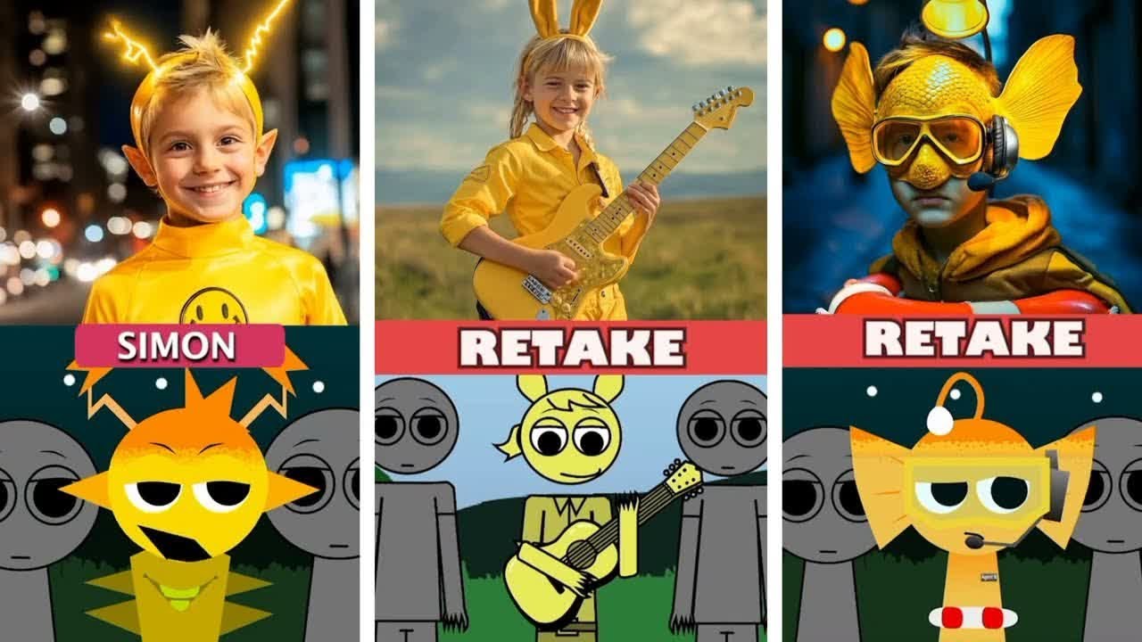 Incredibox Sprunk Retake NEW BONUS But Agent Sprunkis VS Sprunki Retake ...