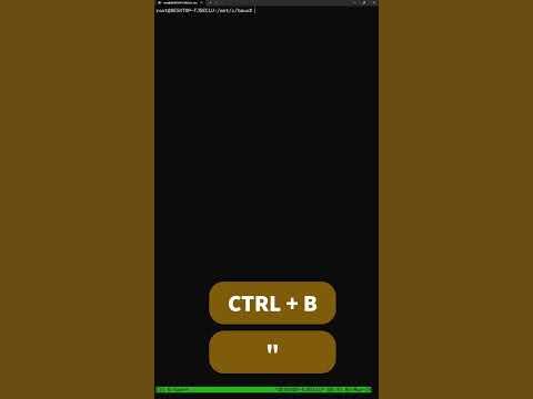 Multi Terminals with TMUX - YouTube