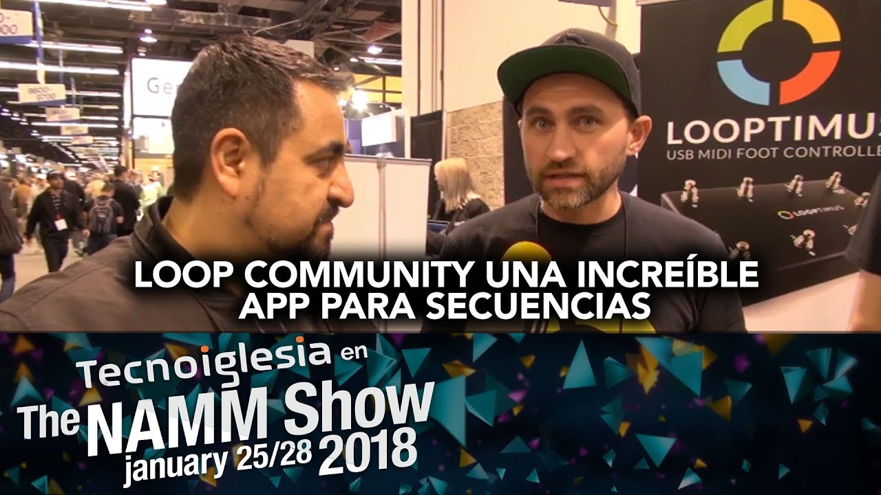 Loop Community una increíble app para secuencias NAMM 2018 - YouTube